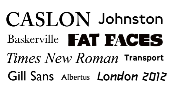Un peu de typographie – LONDRES CALLING